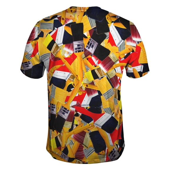 Painters Brush Tools Of The Trade Mens T-Shirt All Over Print - Walmart.com