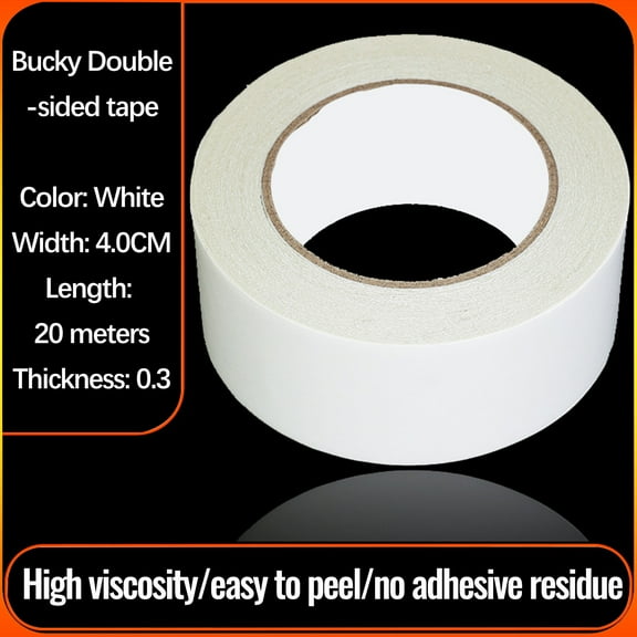 Walmart 50pc Heavy Duty Dual Sided Adhesive Tape Pads, Clear Sticky Gel ...