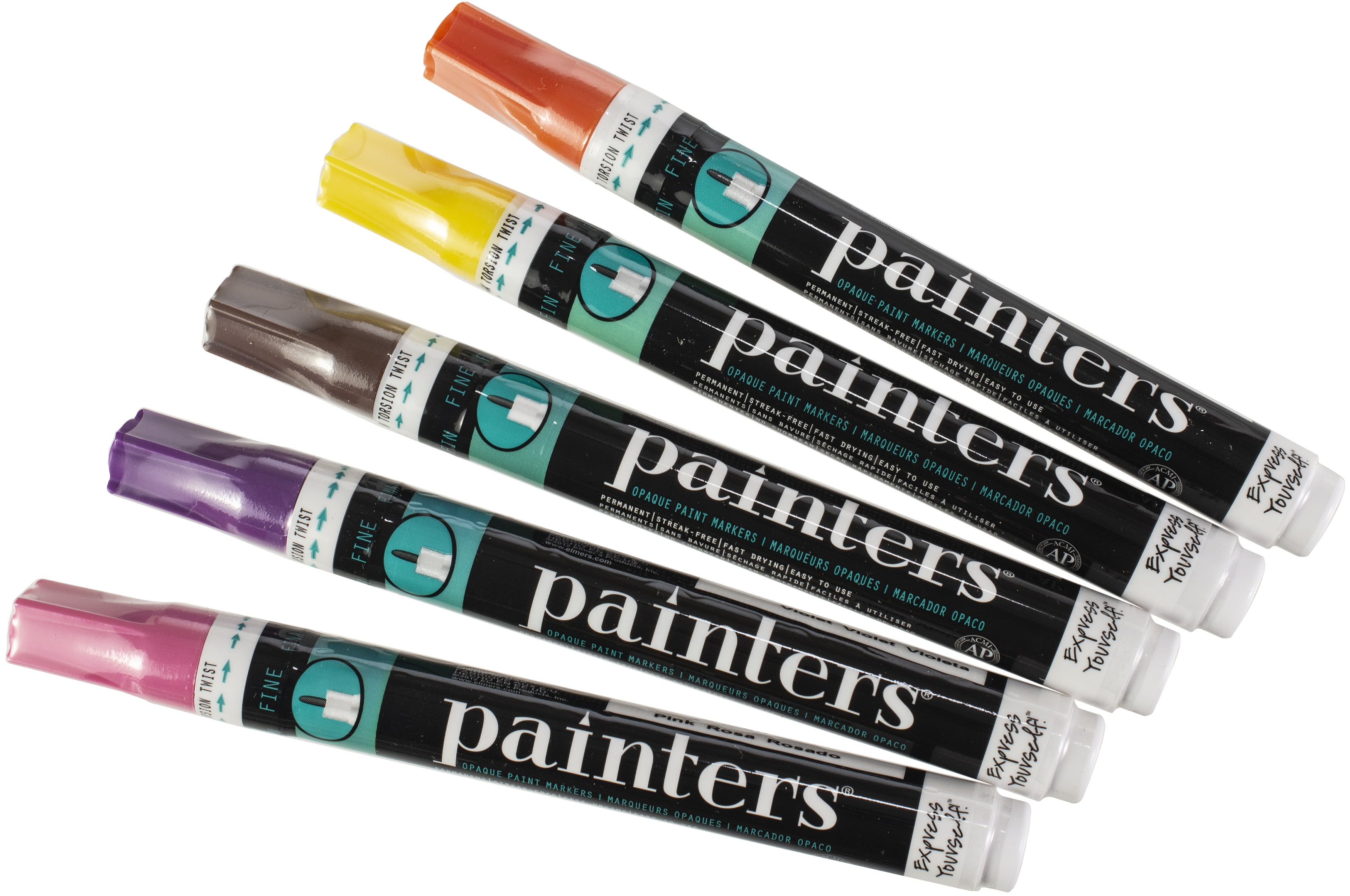 Painters Permanent Fine Point Paint Markers for Wood, Plastic, Ceramic ...