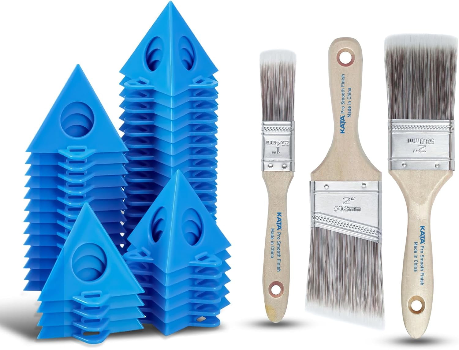 Painters Painting Pyramid Stands - 36pcs Paint Triangle Stand Cabinet ...