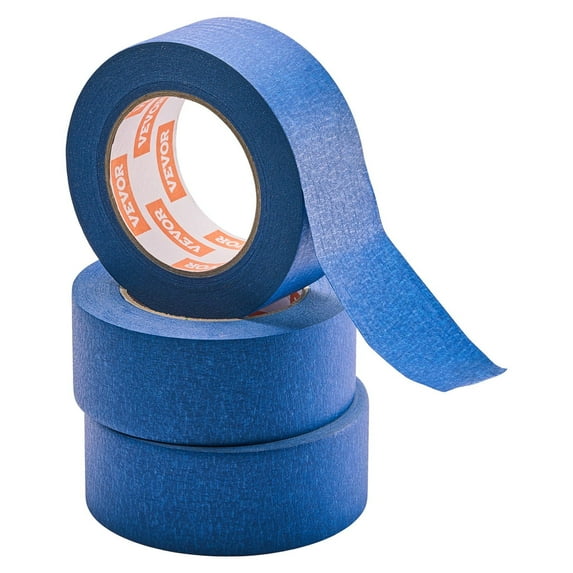 Painters Tape 2 Inch Wide (1.88 In x 60 Yds) 3 Rolls Blue Painter ...