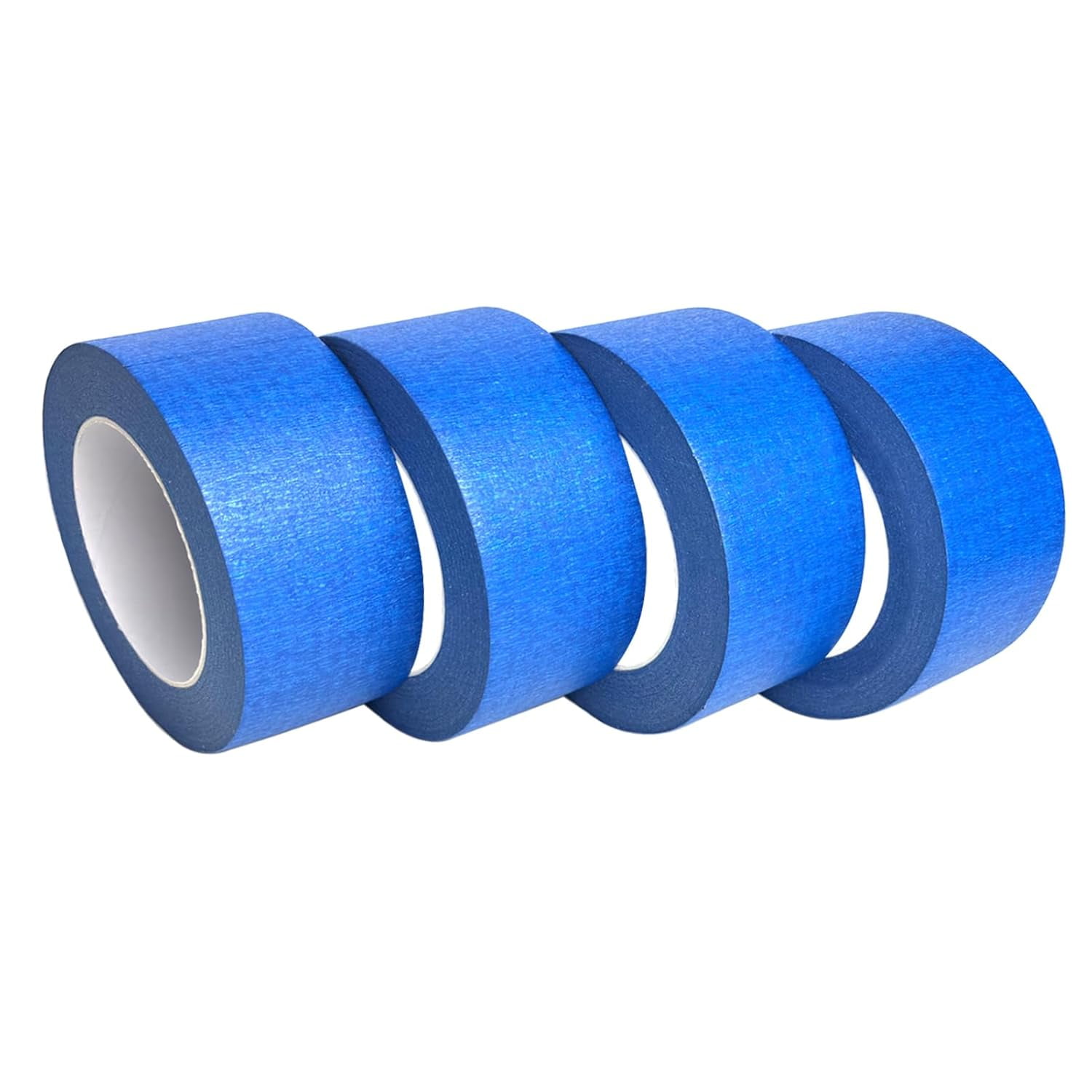 Painters Tape 2 Inch Wide, 4 Rolls Blue Masking Tape, 2 Inches x 55 ...