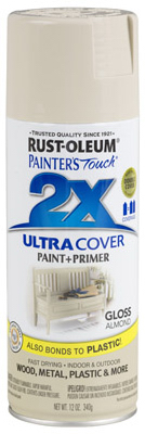Painters Touch 2X 12 OZ Gloss Almond Spray Paint Interior/Exterior ...
