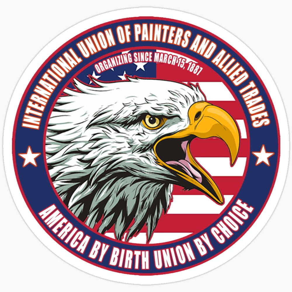 Painters Union America By Birth Union By Choice Sticker Phone Decal ...