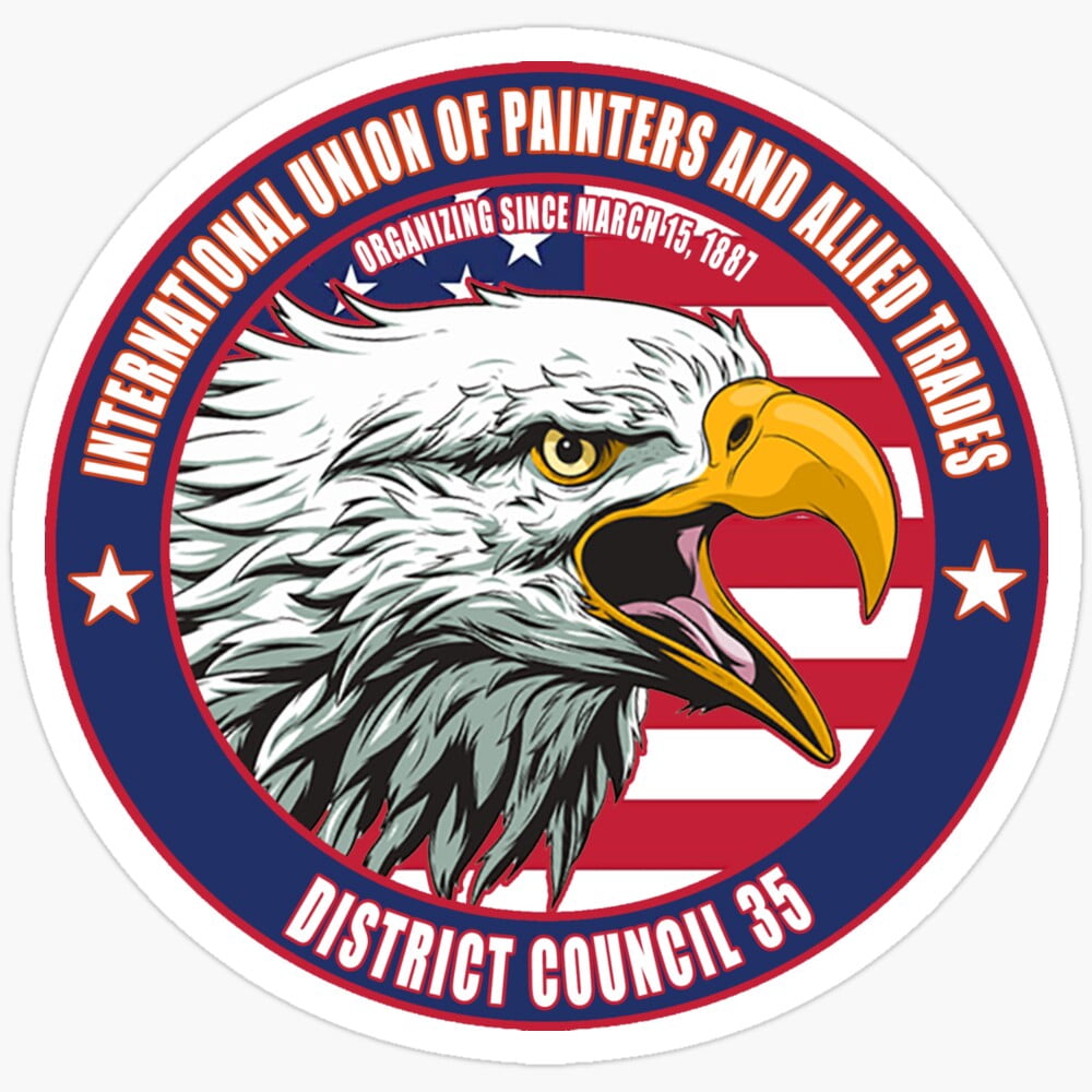Painters Union Eagle Sticker Phone Decal Water Bottle Stickers Car ...