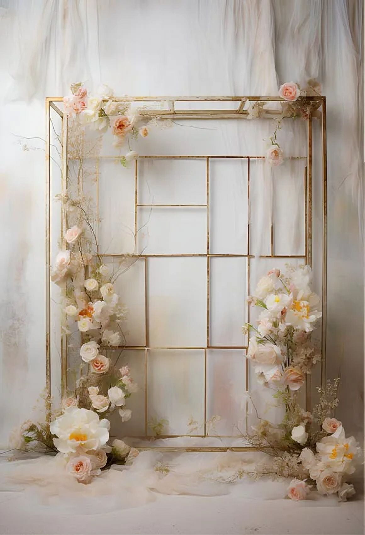 Painting Frame Gold Floral Adult Birthday Wedding Maternity Portrait r ...