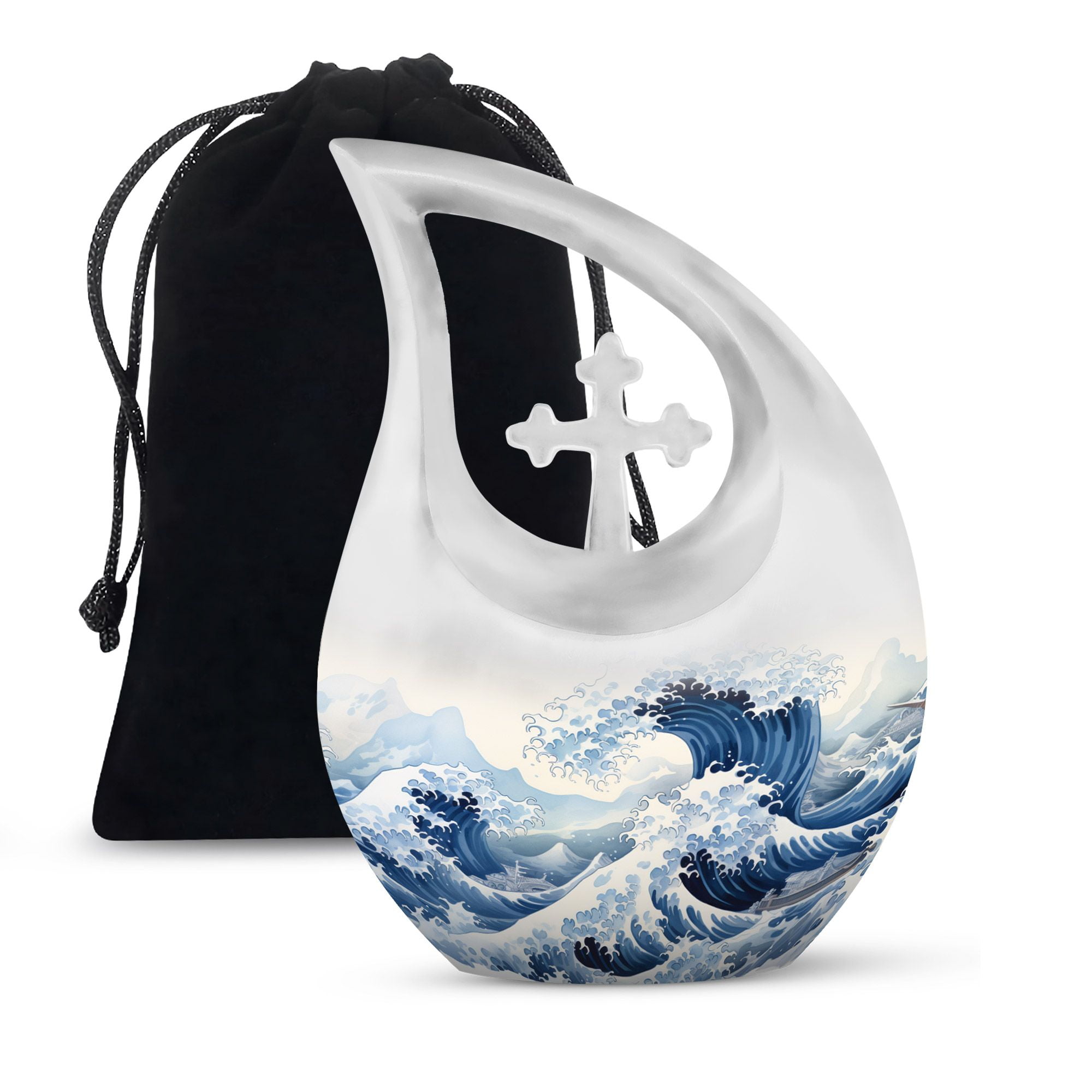 Painting Hand Urn - Large Urns For Human Ashes Adult Female - Unique ...