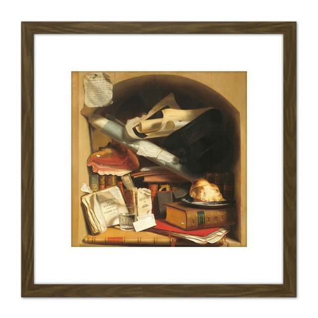 Painting King Poor Artist's Cupboard 8X8 Inch Square Wooden Framed Wall ...