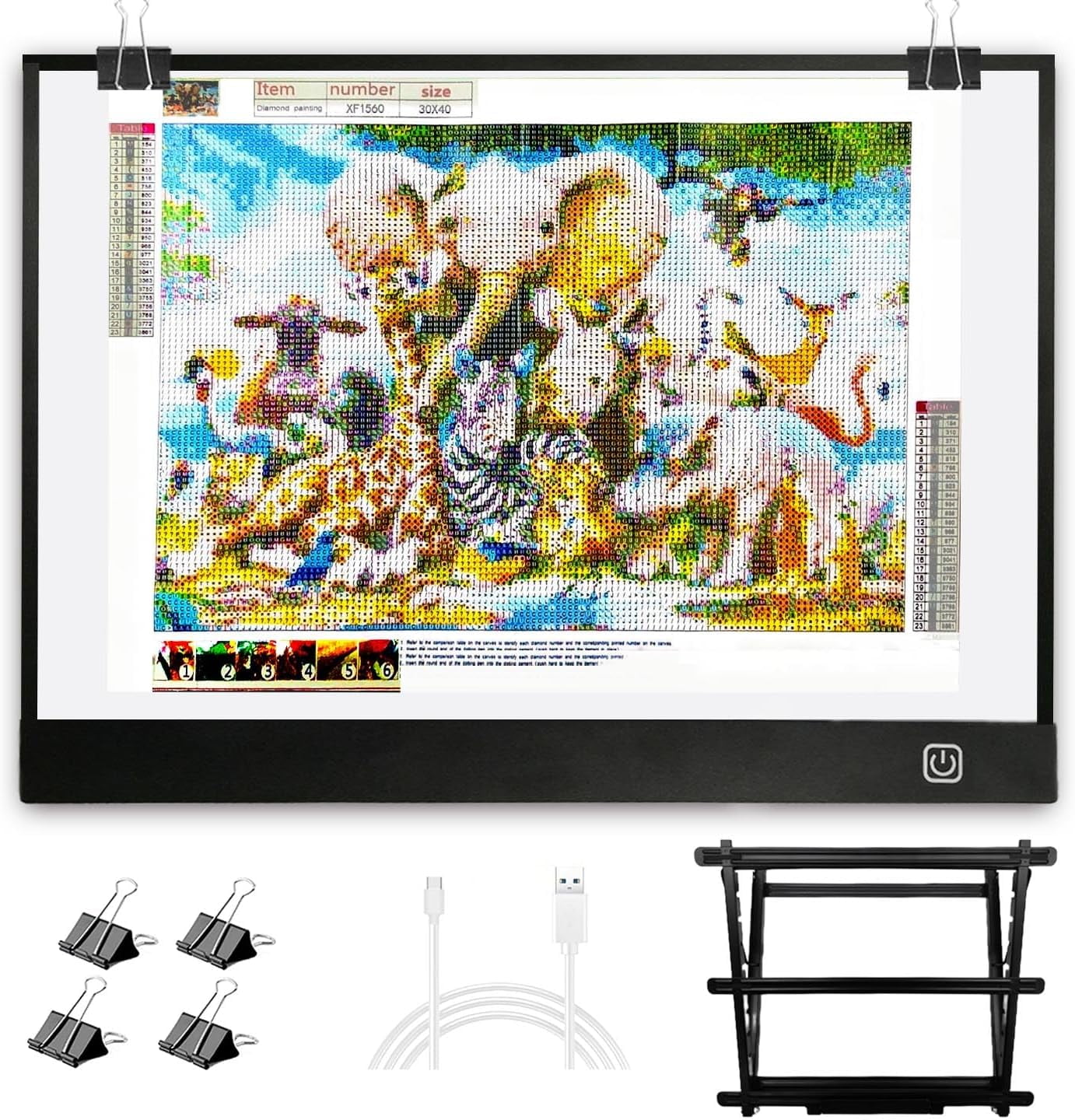 Painting Light Board A3, with Large Stand, L:18.5 x W:13.6 inchs Large ...
