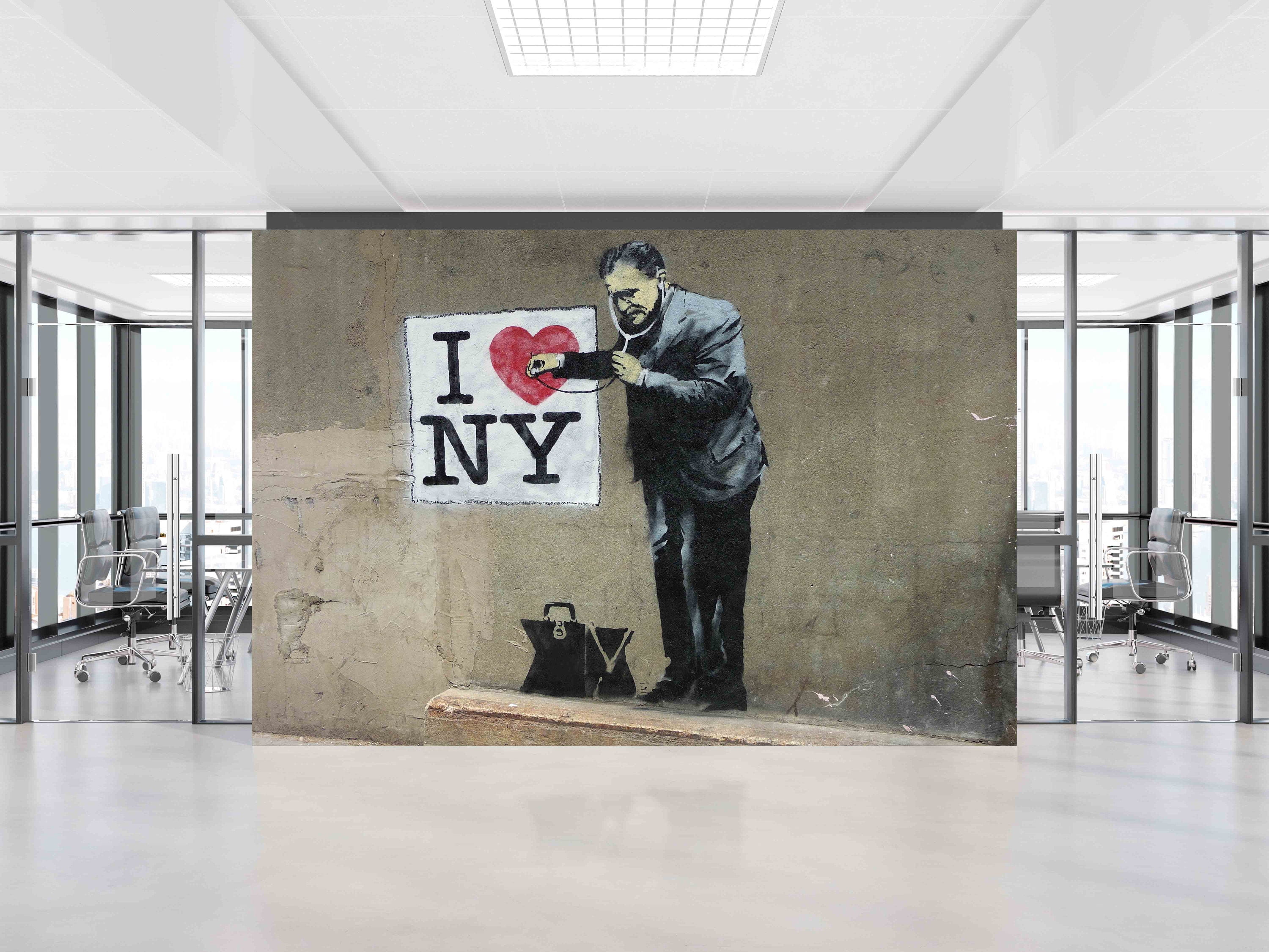 Painting Mural, 3d Wallpaper, Paper Wall Art Modern Wallpaper, Banksy ...