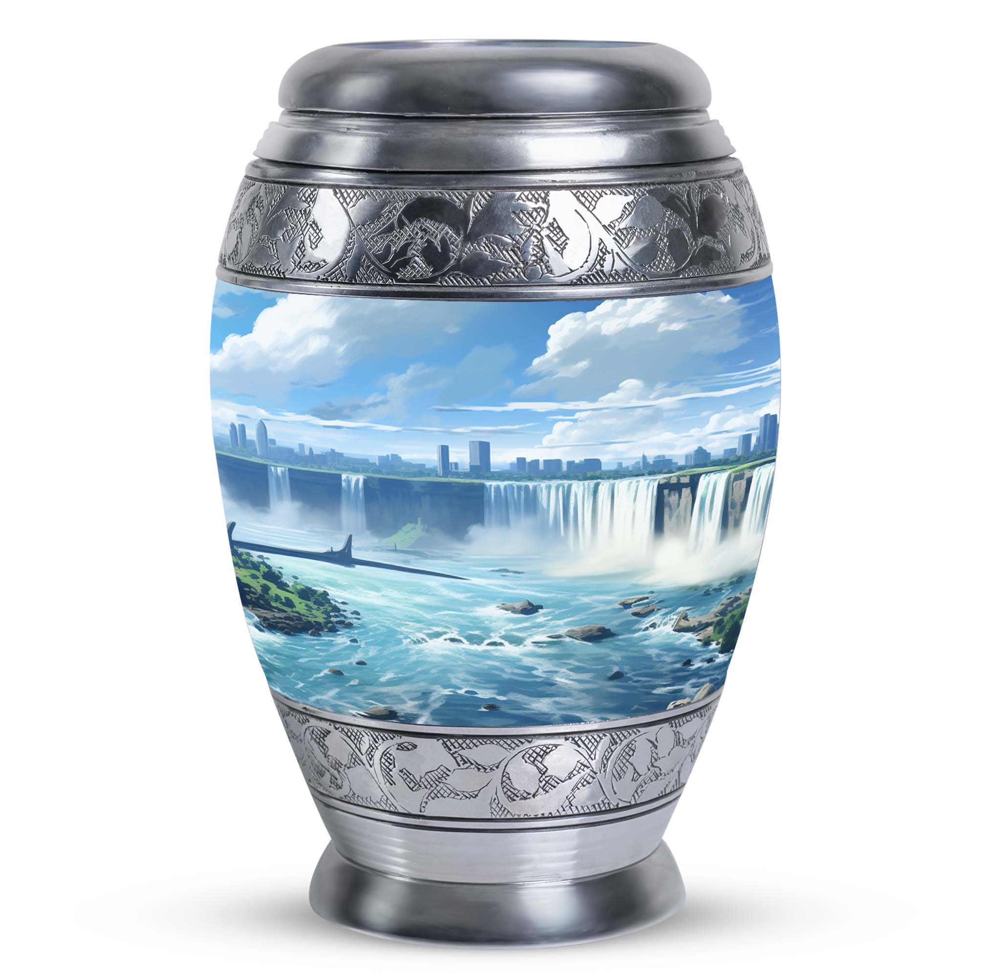 Painting Niagara Falls Urns For Human Ashes, Cremation Urn, Large ...