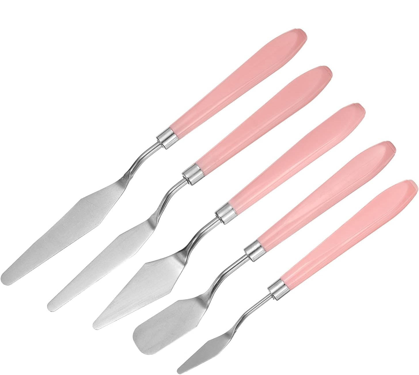 Painting Palette Knife Set Stainless Steel Pointy Flat Art Spatula ...