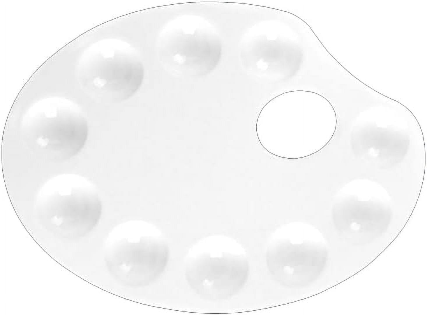 Painting Palette Paint Tray Palettes Plastic Paint Pallet for Kids ...