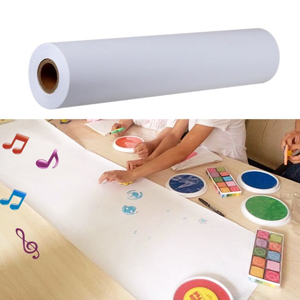 Painting Paper Roll 2 Rolls, 500x30cm Kids Drawing Paper Office Home ...