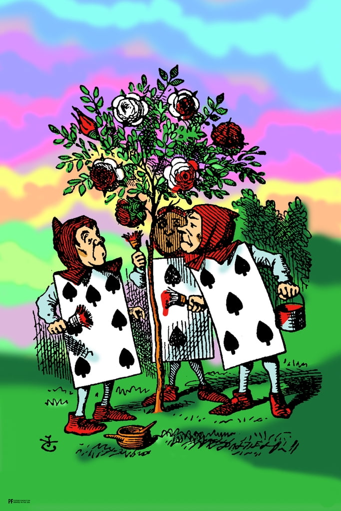 Painting the Roses Alice In Wonderland Through the Looking Glass ...