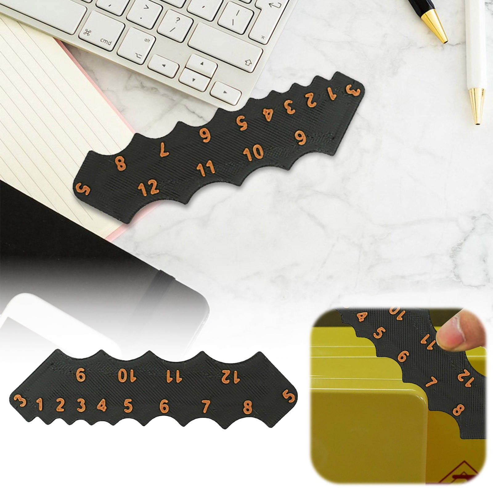 Painting Supplies Precision Round Corner Measuring Ruler for Projects ...