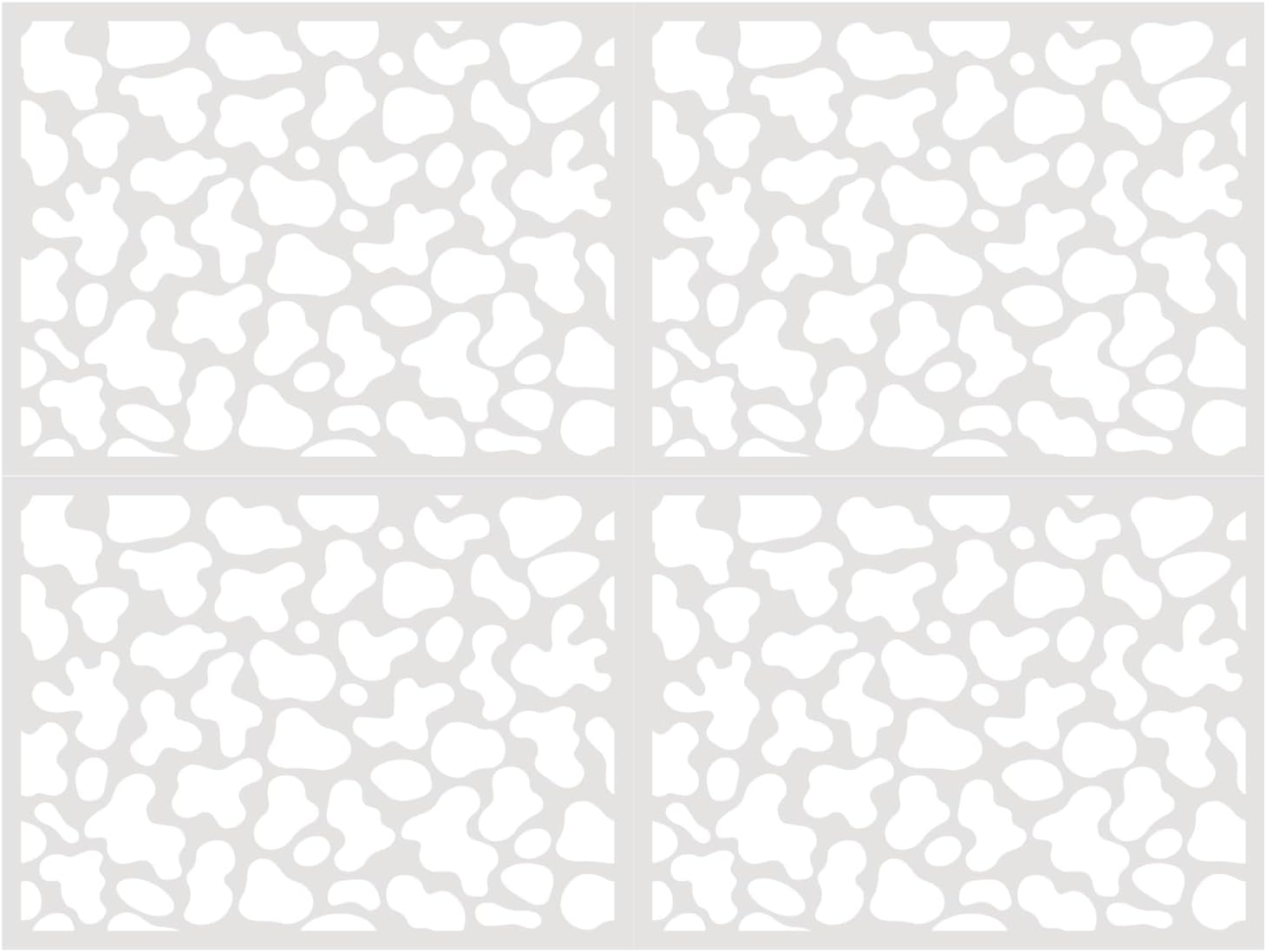 Painting Templates Stencils,4pcs DIY Reuseable Stencils Spots Stencil ...