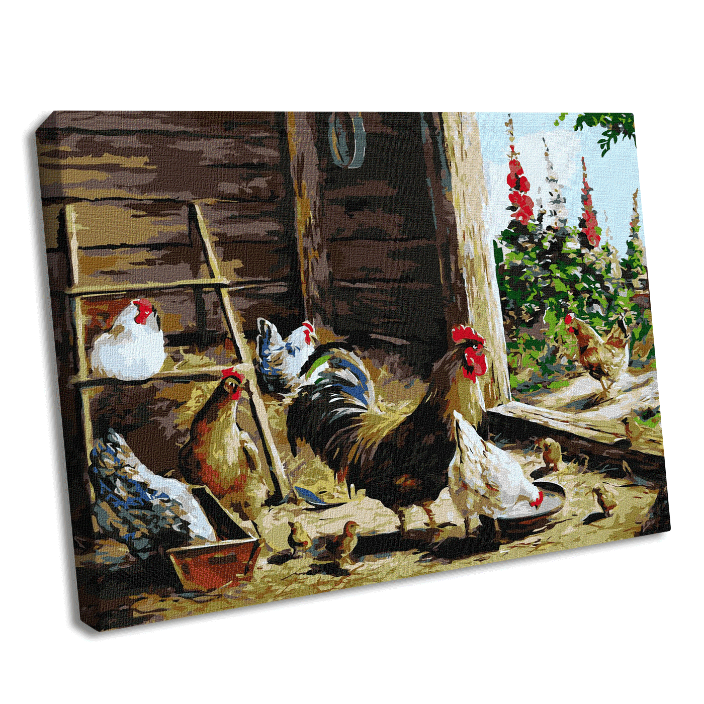 Painting by Numbers kit Chicken coop KHO4346 - Walmart.com