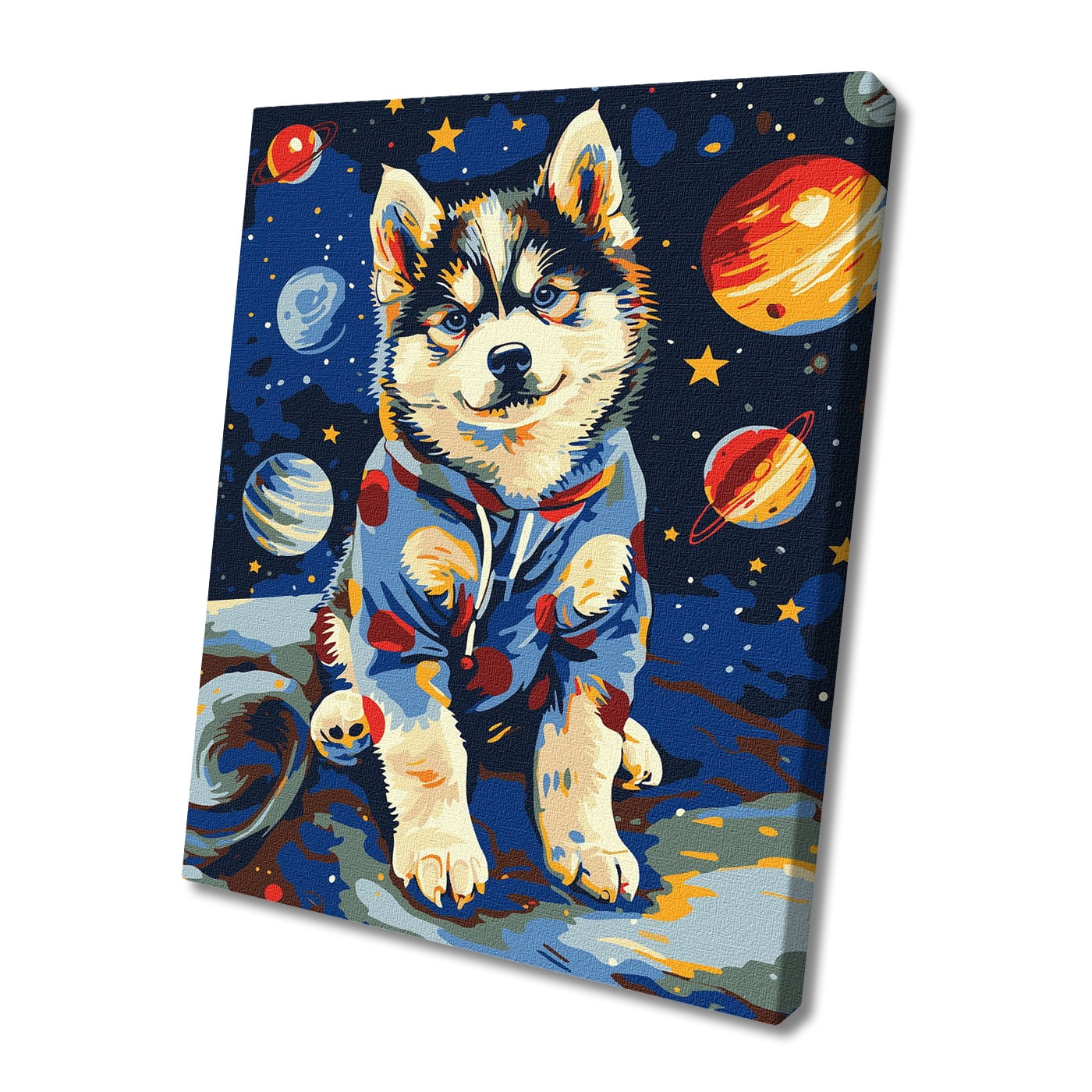 Painting by Numbers kit Cosmic husky KHO6645 - Walmart.com
