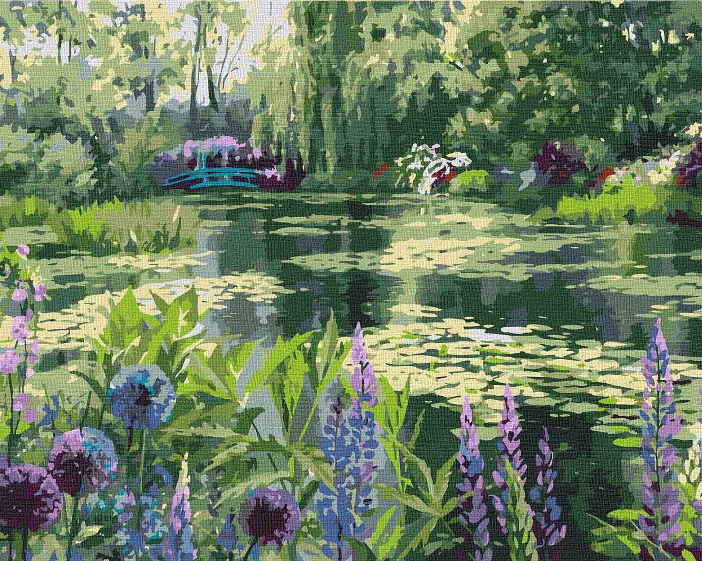 Painting by Numbers kit Monet's garden in Giverny KHO2838 - Walmart.com