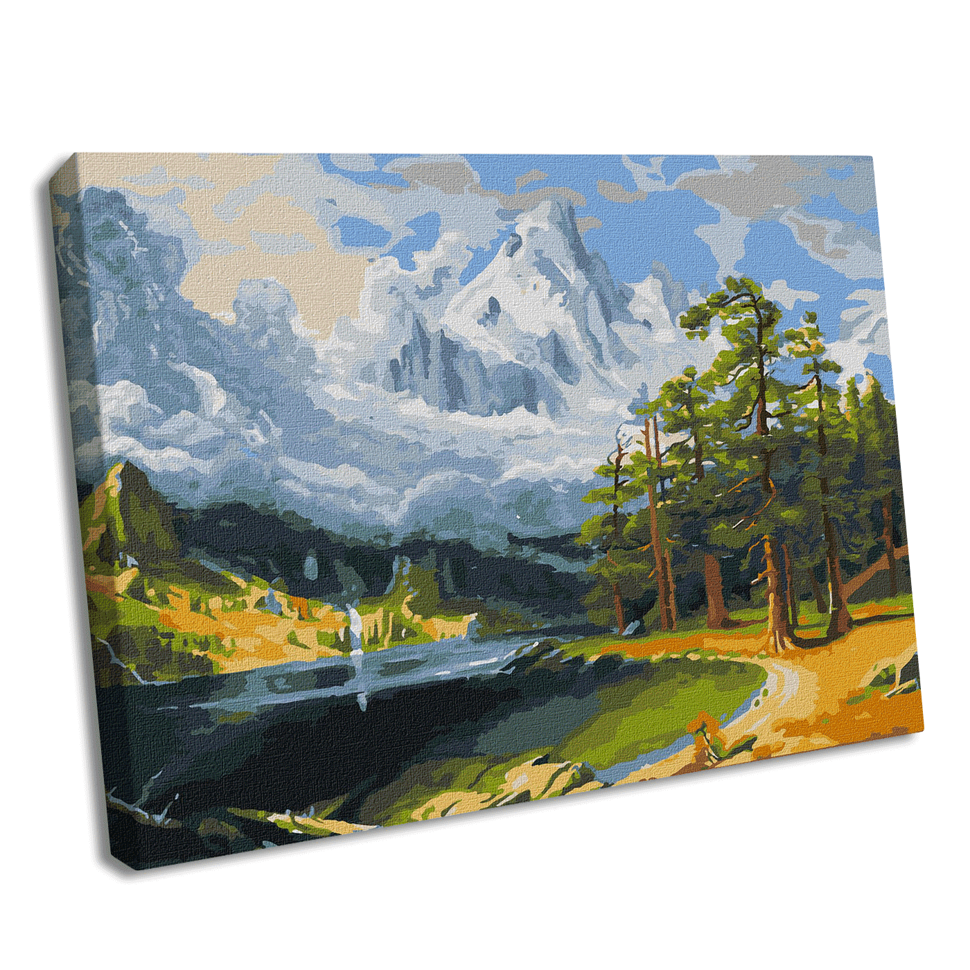 Painting by Numbers kit Winter breathing KHO2815 - Walmart.com