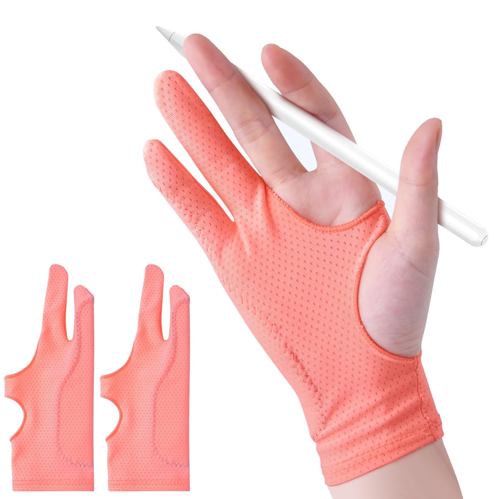 Painting gloves for tablet computers, [Pink 2pack] artist's special ...