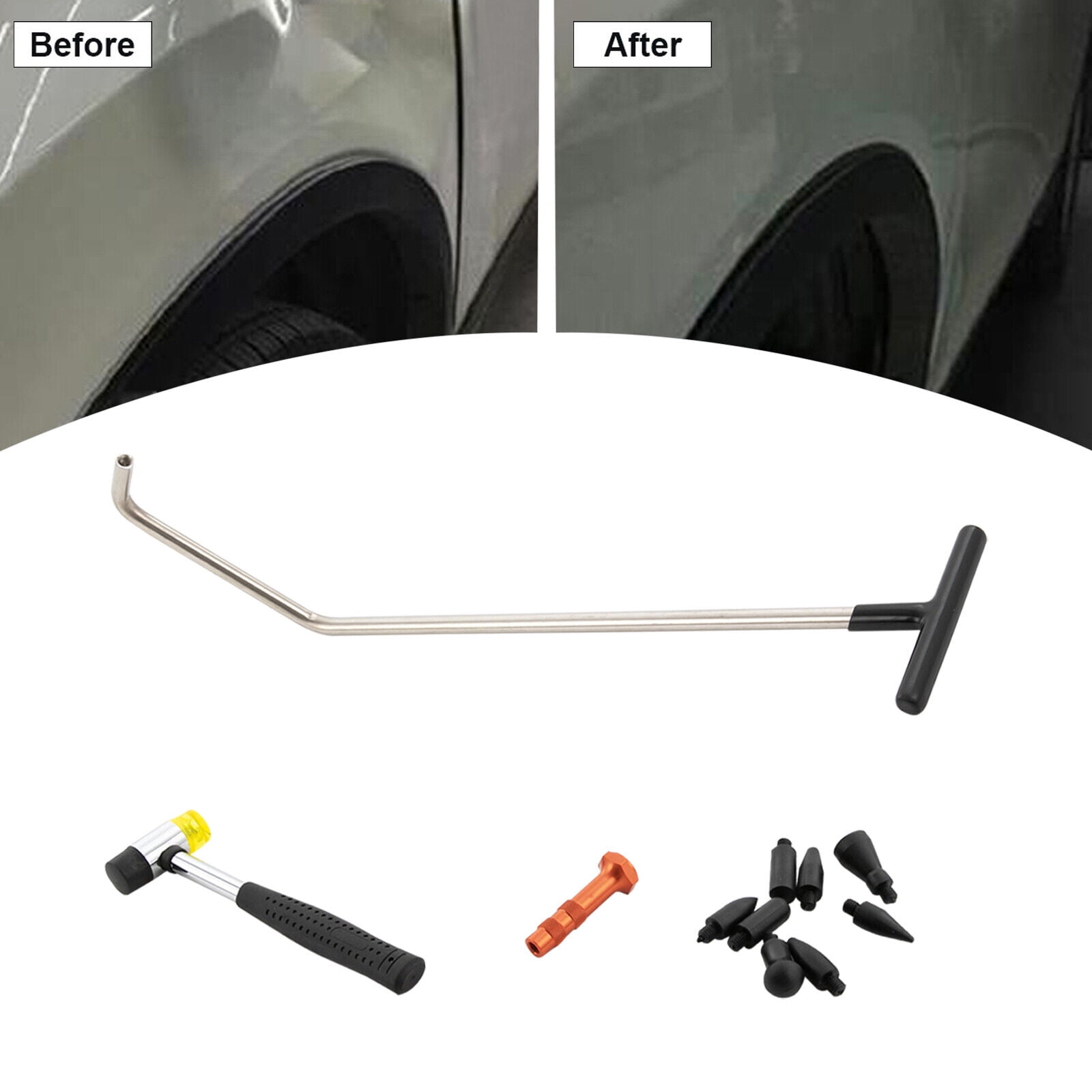 Paintless Dent Removal Tools Kit Dent Repair Set Kit Pdr Tools Rods Car ...