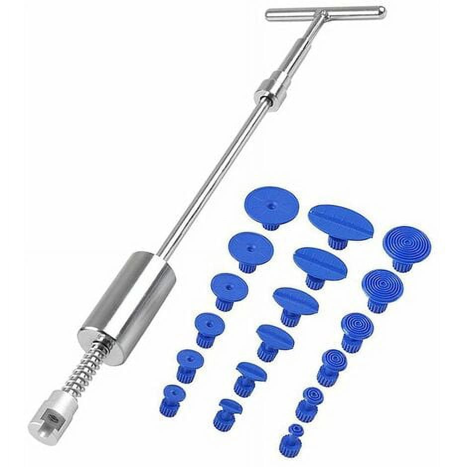 Paintless Dent Repair Puller Car Kit Dent Repair Tools T Bar Hammer A+ ...