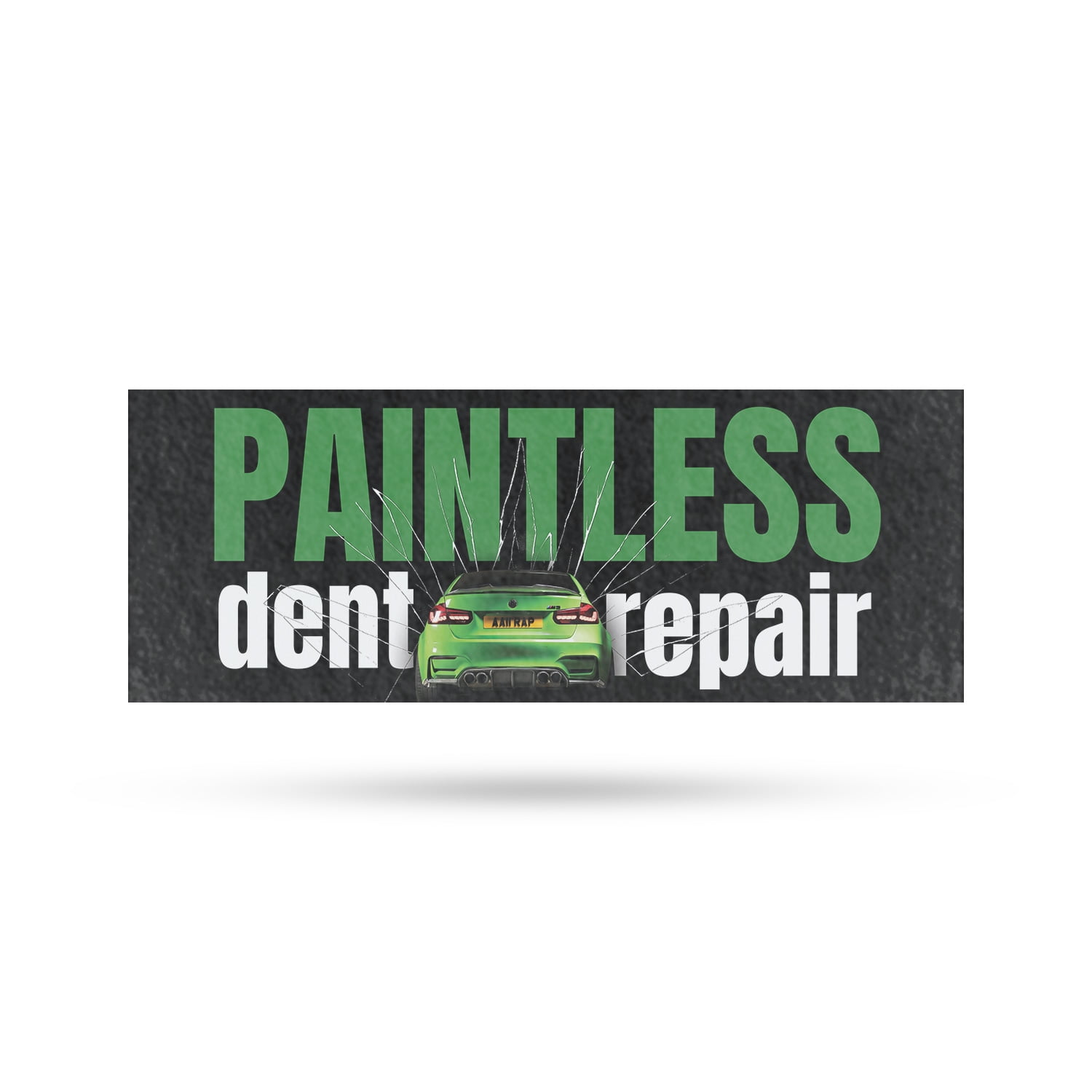Paintless Dent Repair Vinyl Decal 12 Inch x 5 Inch Weatherproof Heavy ...