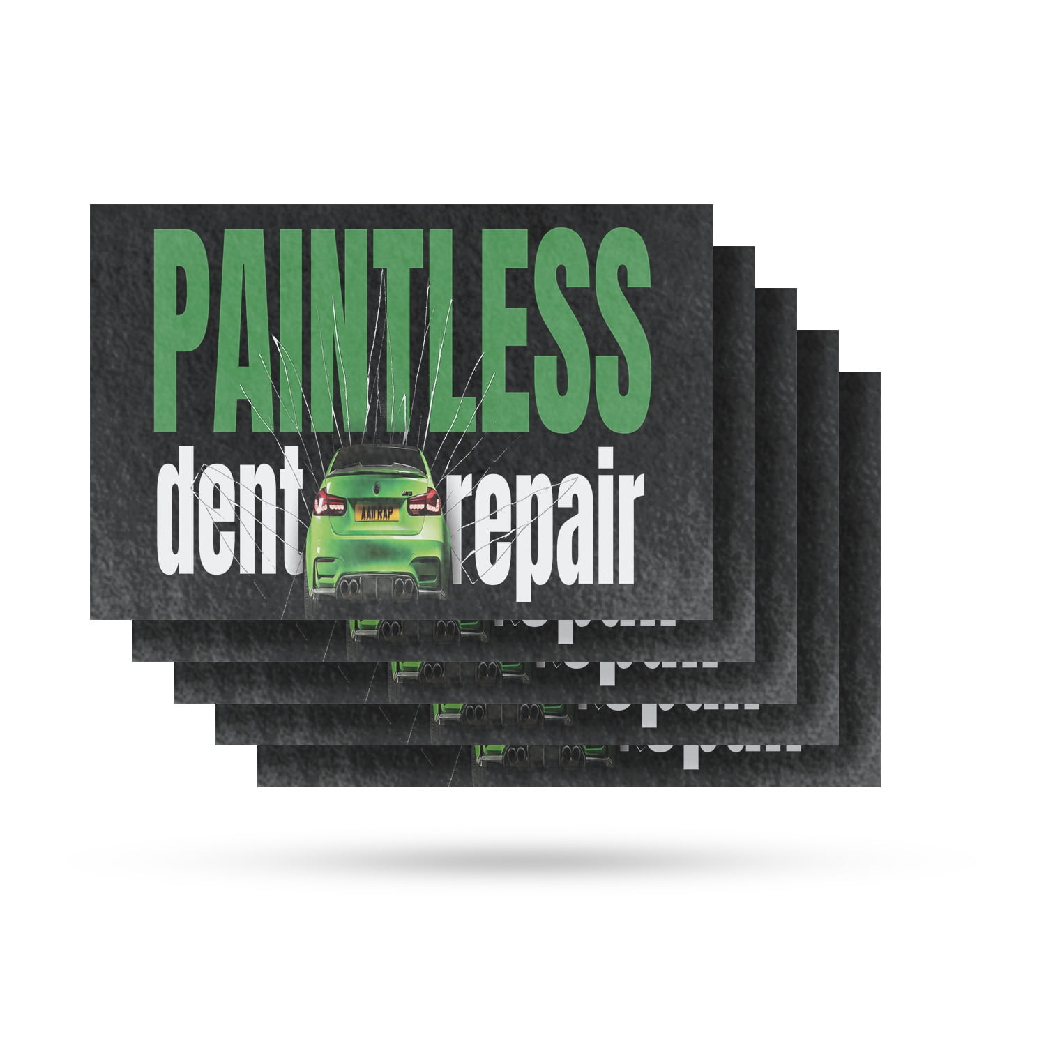 Paintless Dent Repair Vinyl Decal 5 Pack of 18 Inch x 24 Inch ...
