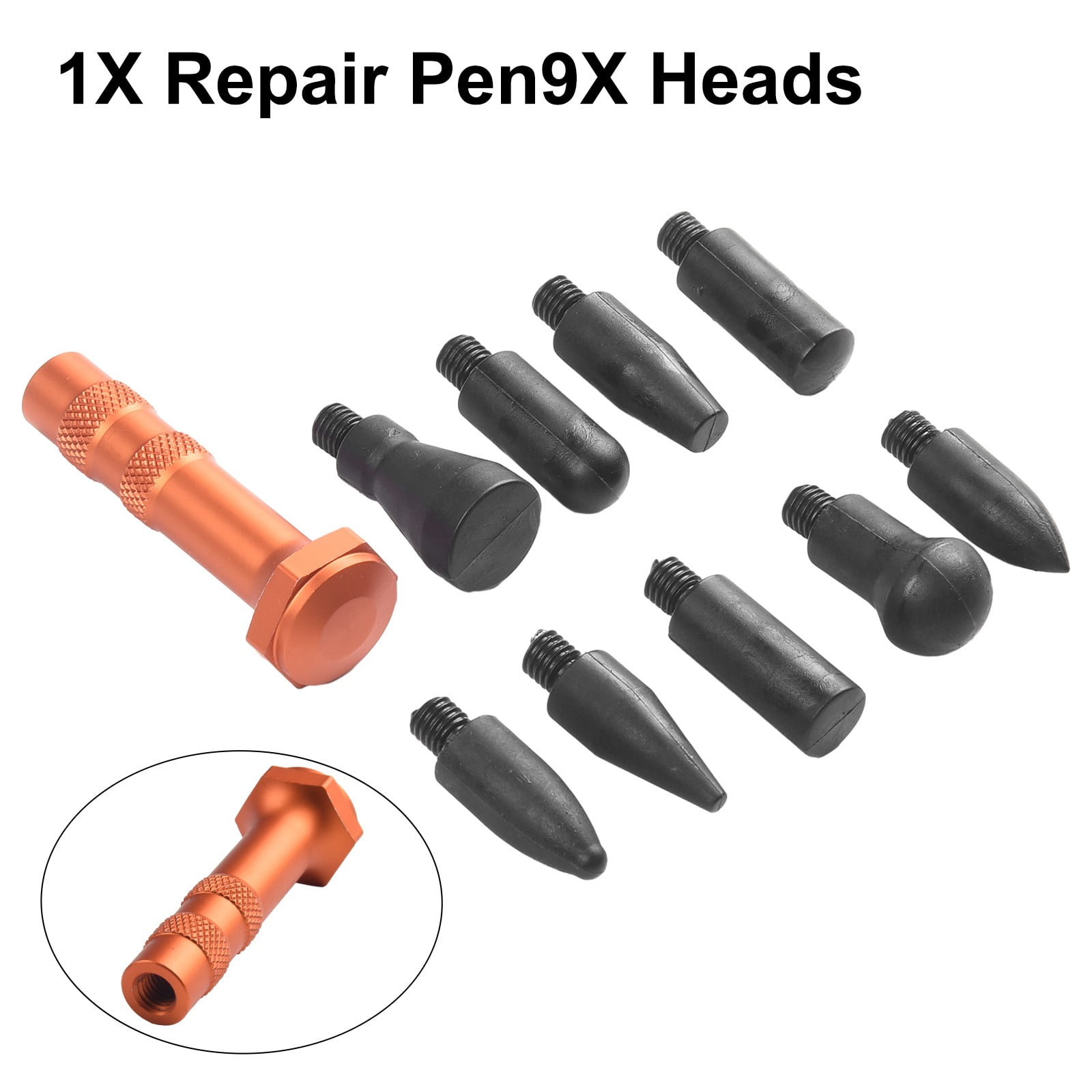 Paintless Hail Dent Repair Removal Kit Auto Body Tap Down Pen Tools + 9 ...