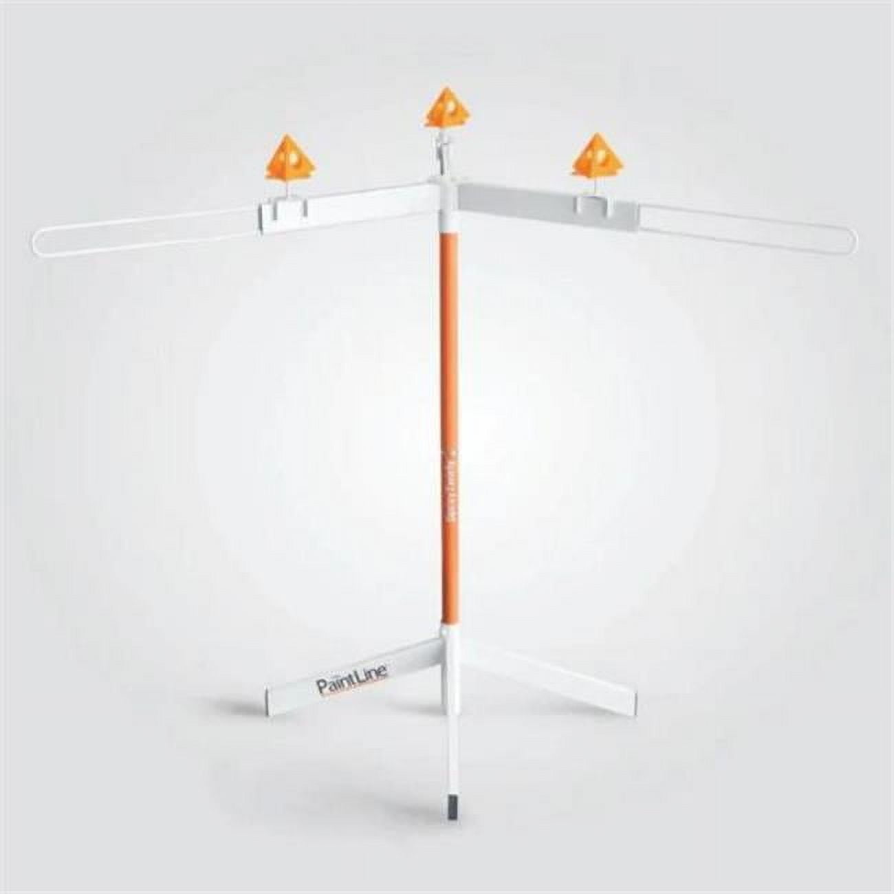 Paintline SPTY 27.13 in. Spray Twirly Rotating Spray Table, Orange ...