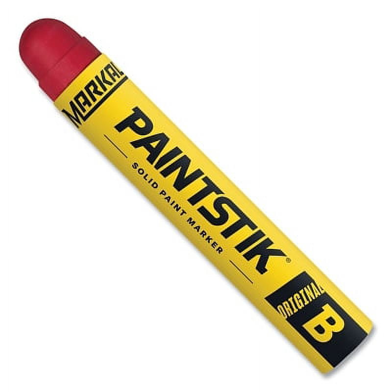 Paintstik Original B Marker, 11/16 In X 4-3/4 In, Red | Bundle of 5 ...