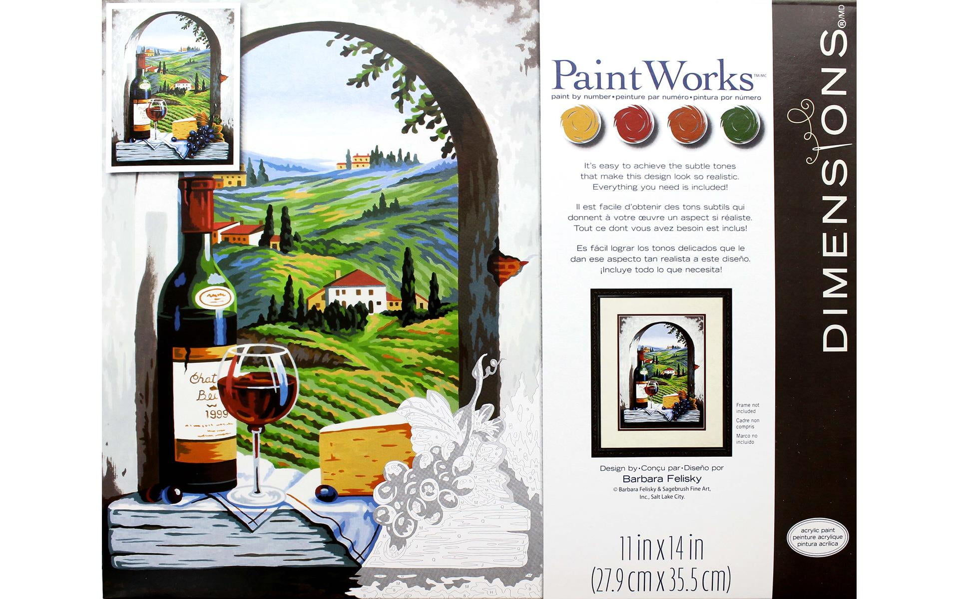 Paintworks Paint By Number 11x14" Tuscan View - Walmart.com