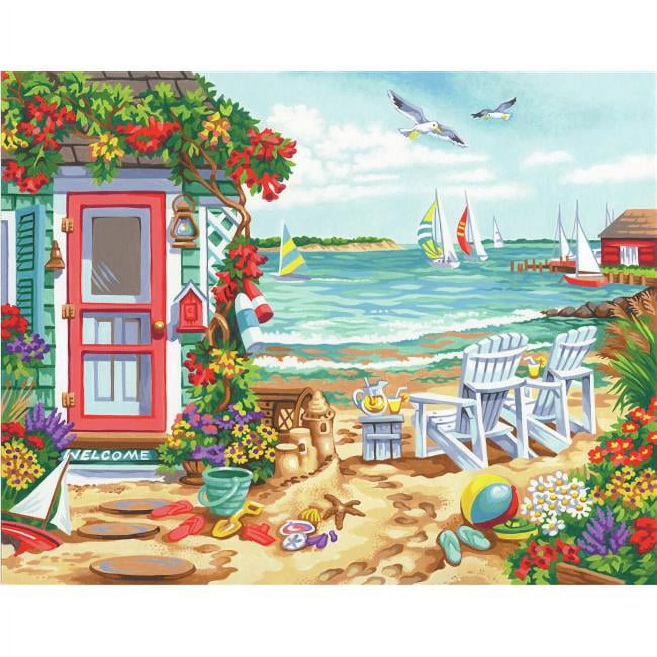 Paintworks® Art Canvas Paint by Number Kit for Adults and Teens ...