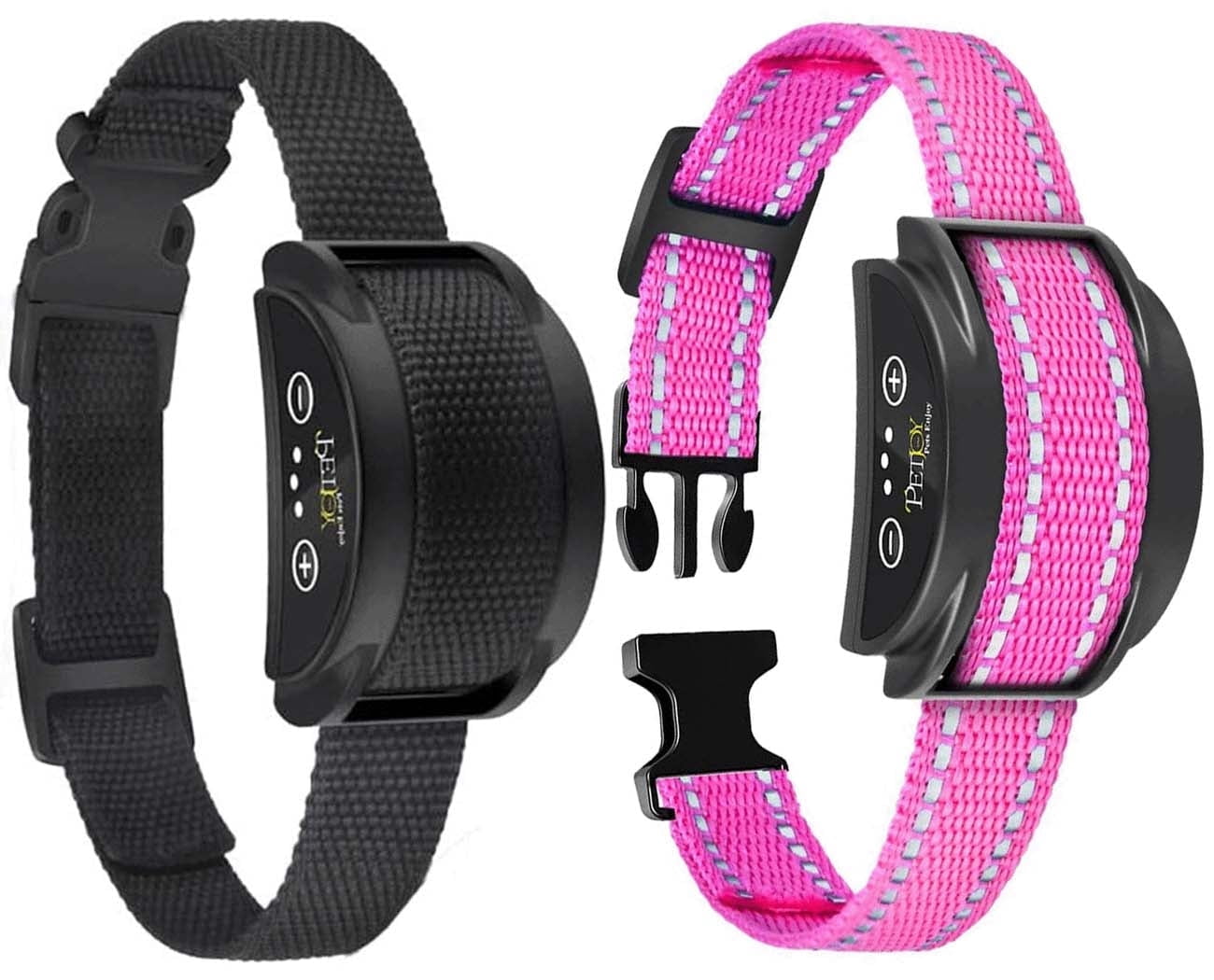Paipaitek 2 Piece Set Bark Collar for Dogs, Bark Shock Collar Automatic ...