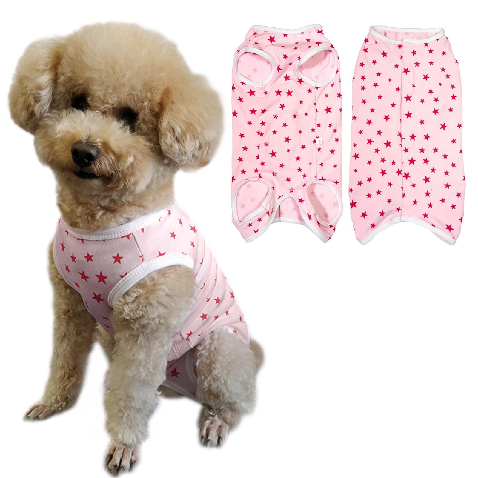 Paipeper Dog's Recovery Suit Post Surgery Shirt for Puppy, Small Dog ...