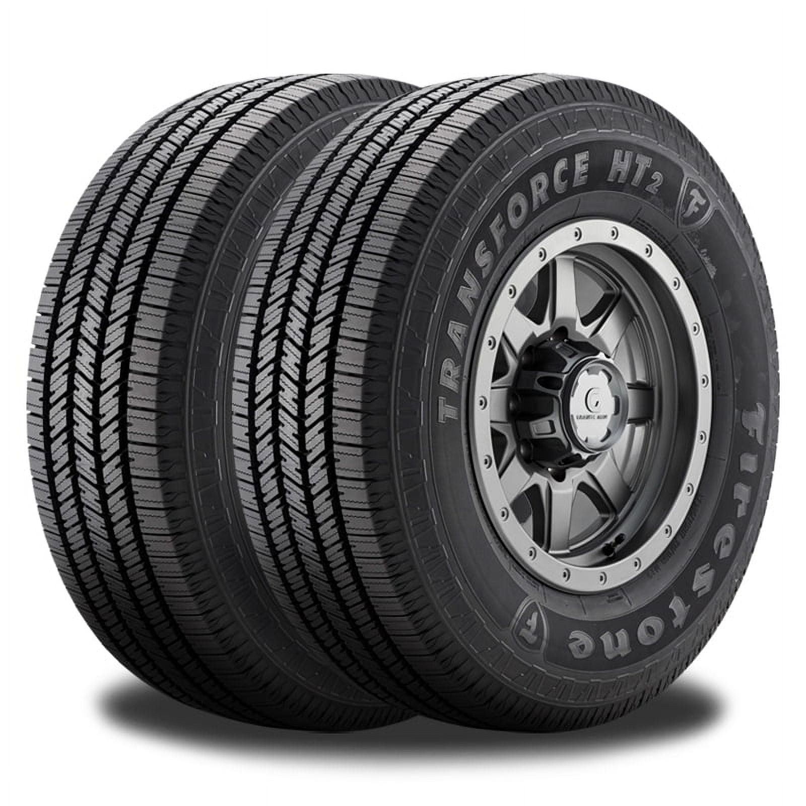 Pair of 2 Firestone Transforce HT2 245/70R17 119R All Season Highway ...