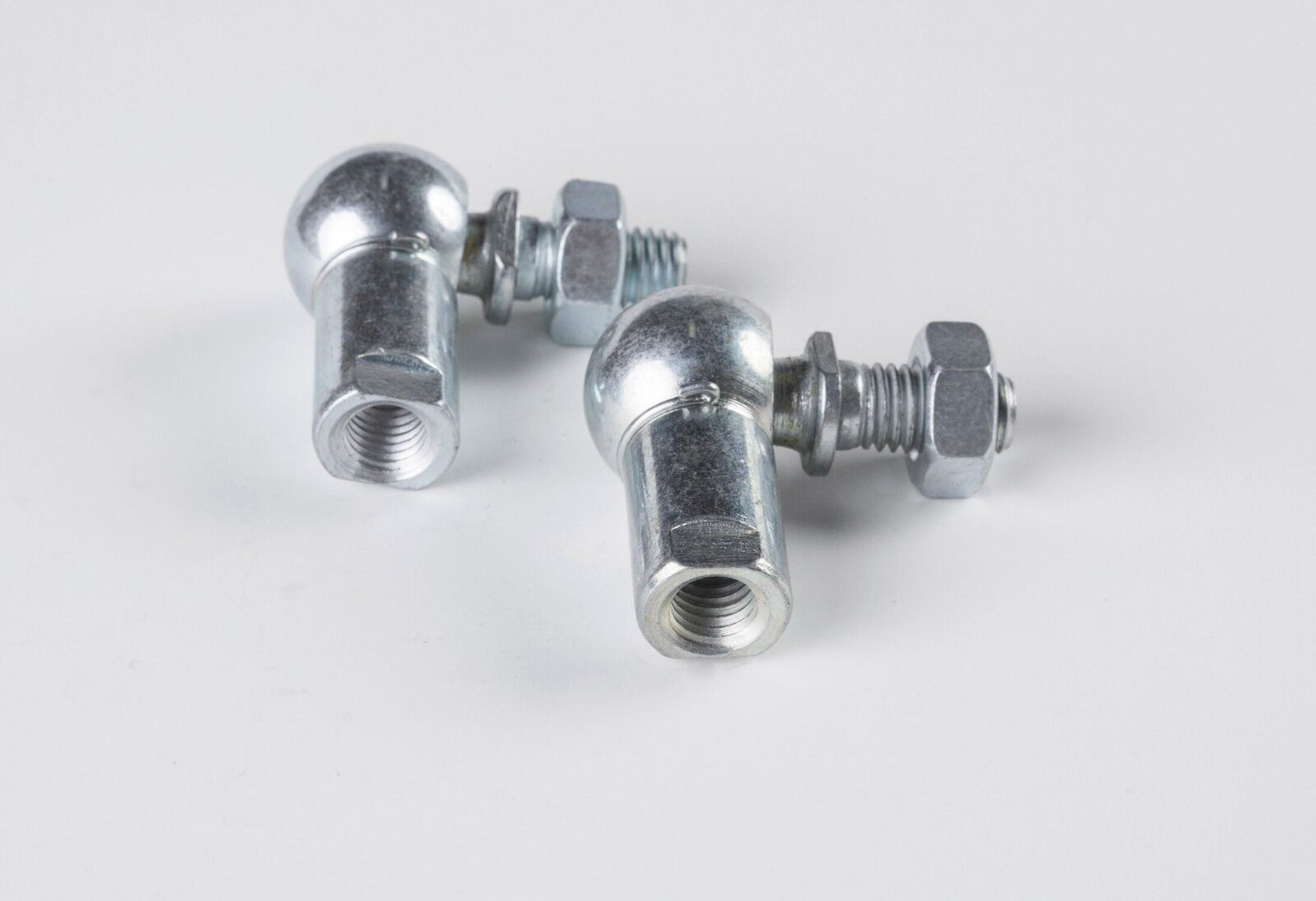 Pair (2) Fittings M10 Swivel Knuckle Ball Socket Joint Connector for ...