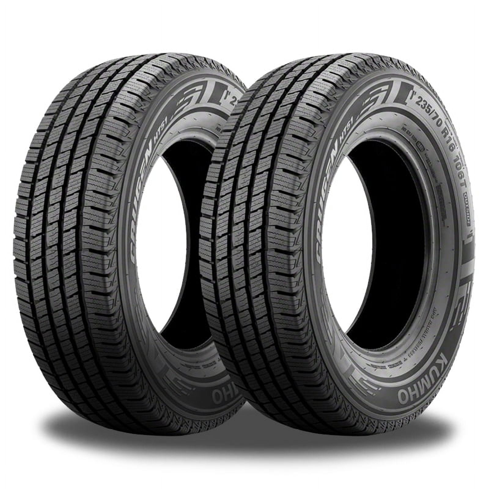 Pair of 2 KUMHO Crugen HT51 225/65R17 102T All Season Tires 70000 ...