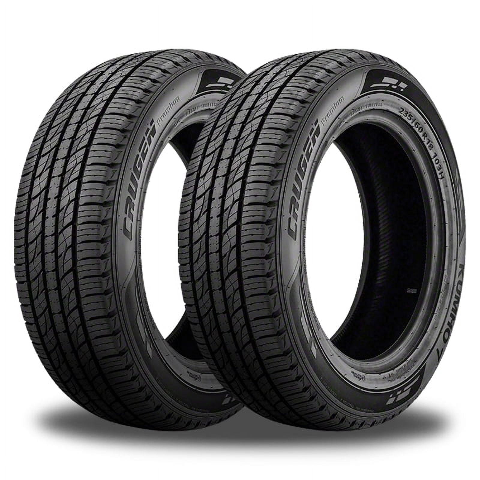 Pair of 2 Kumho Crugen Premium KL33 235/65R17 104H 60k Mile All Season CUV SUV Tires 2172243 ...