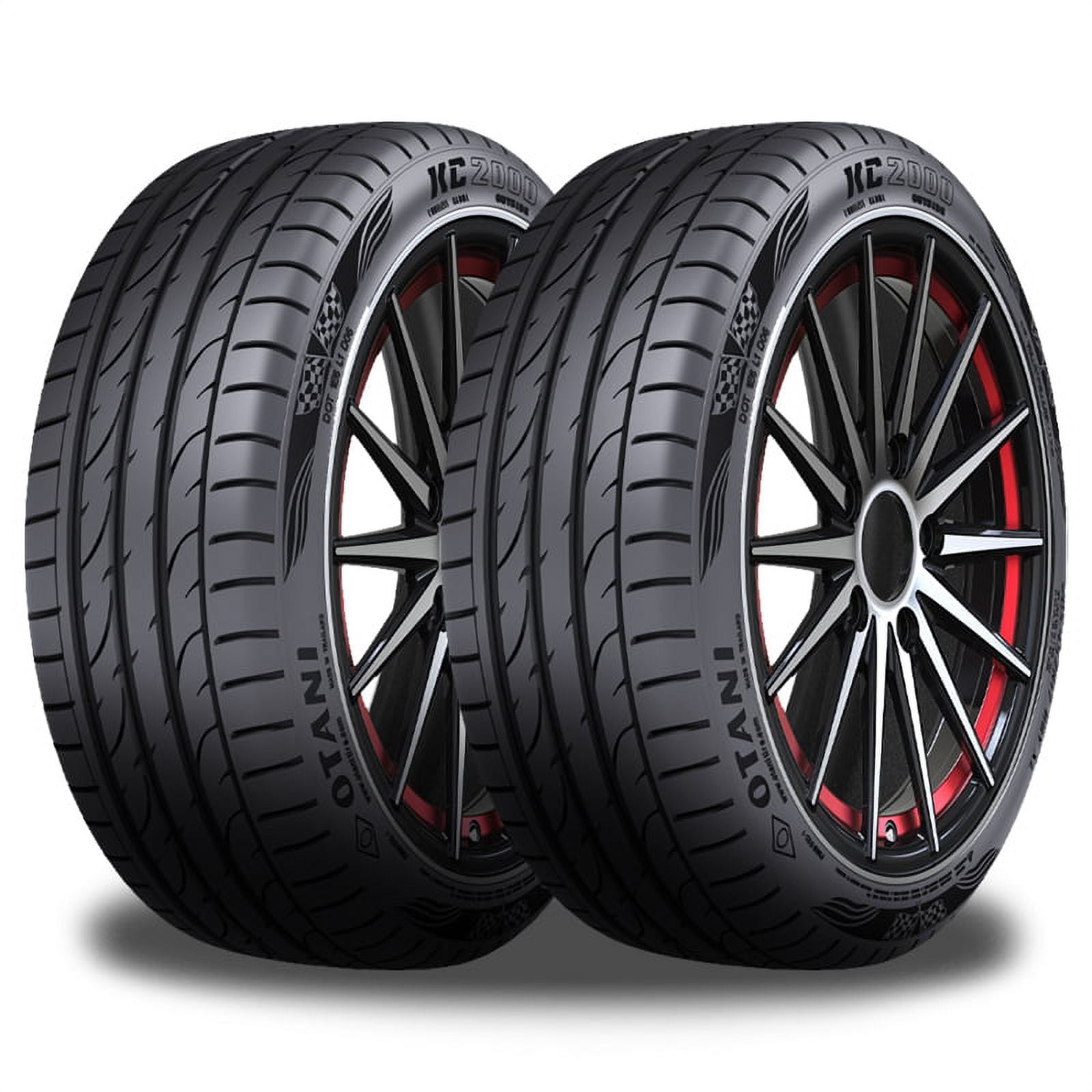 Pair of 2 New Otani KC2000 225/45R17 94Y XL All Season Traction High ...