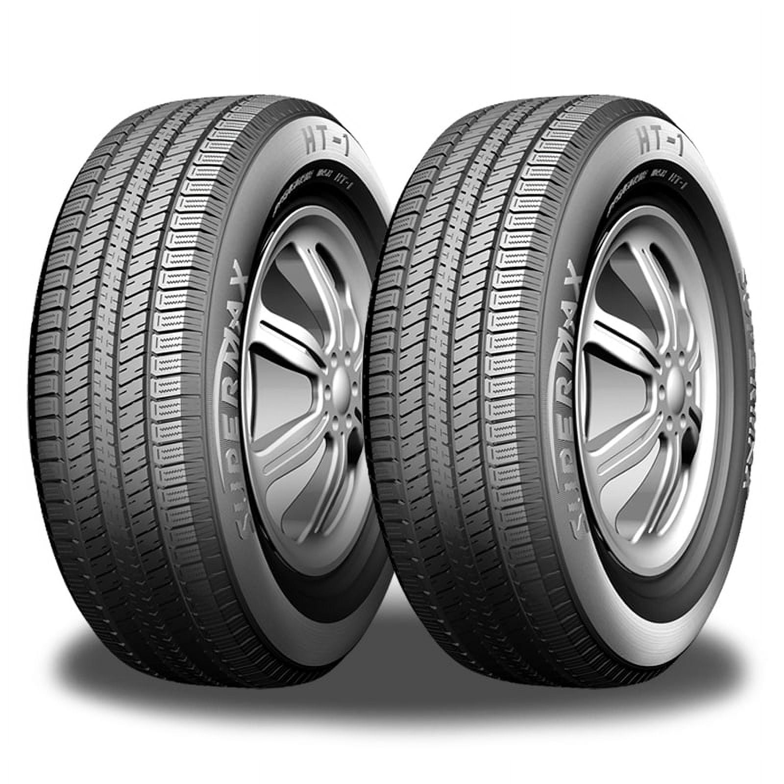 Pair of 2 Supermax HT-1 HT1 225/55R19 99V All Season SUV/Truck Tire ...