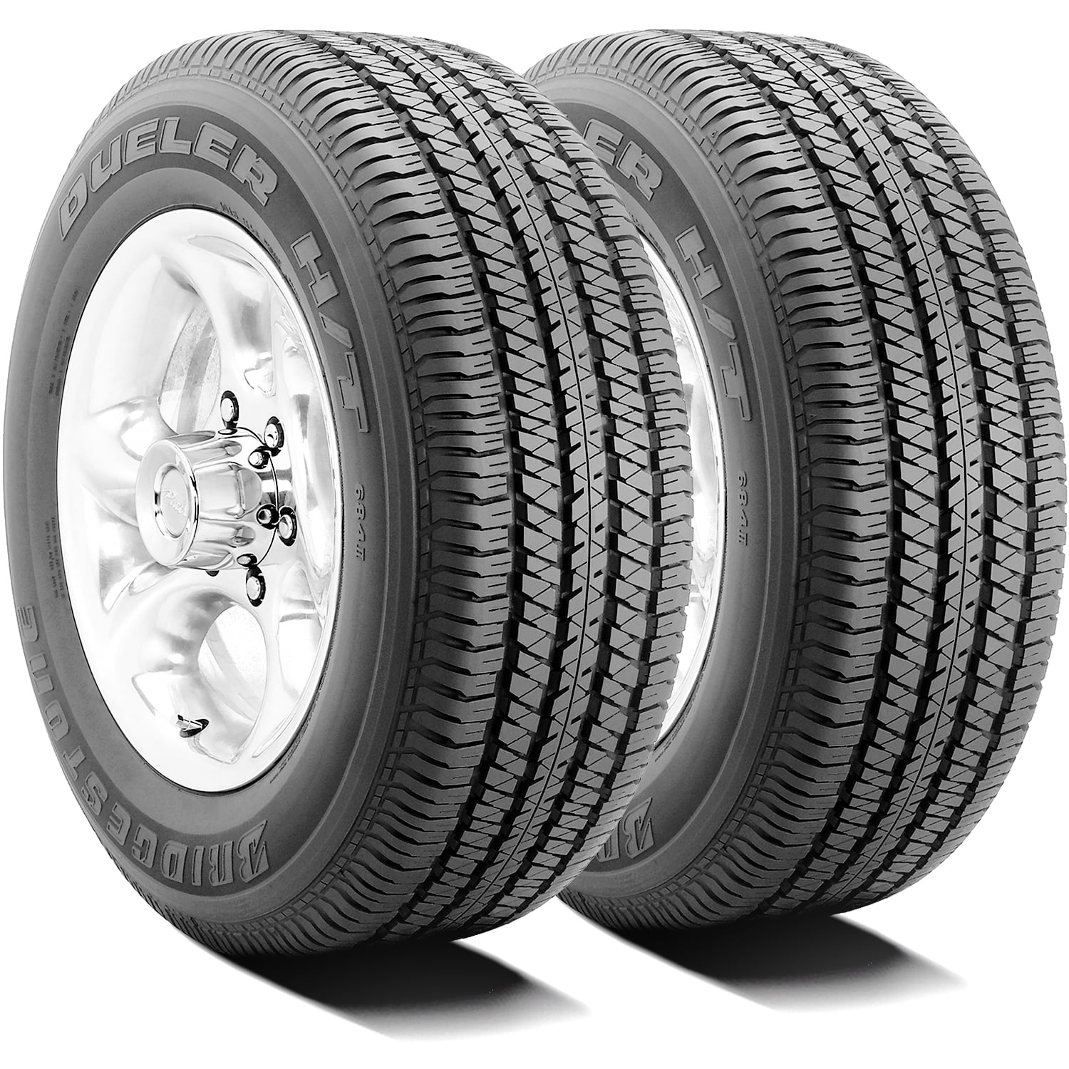 Bridgestone Dueler H/T 684 II Tires Pair, Fits Silverado 1500, Sierra 1500, Size 265/70R17 ...