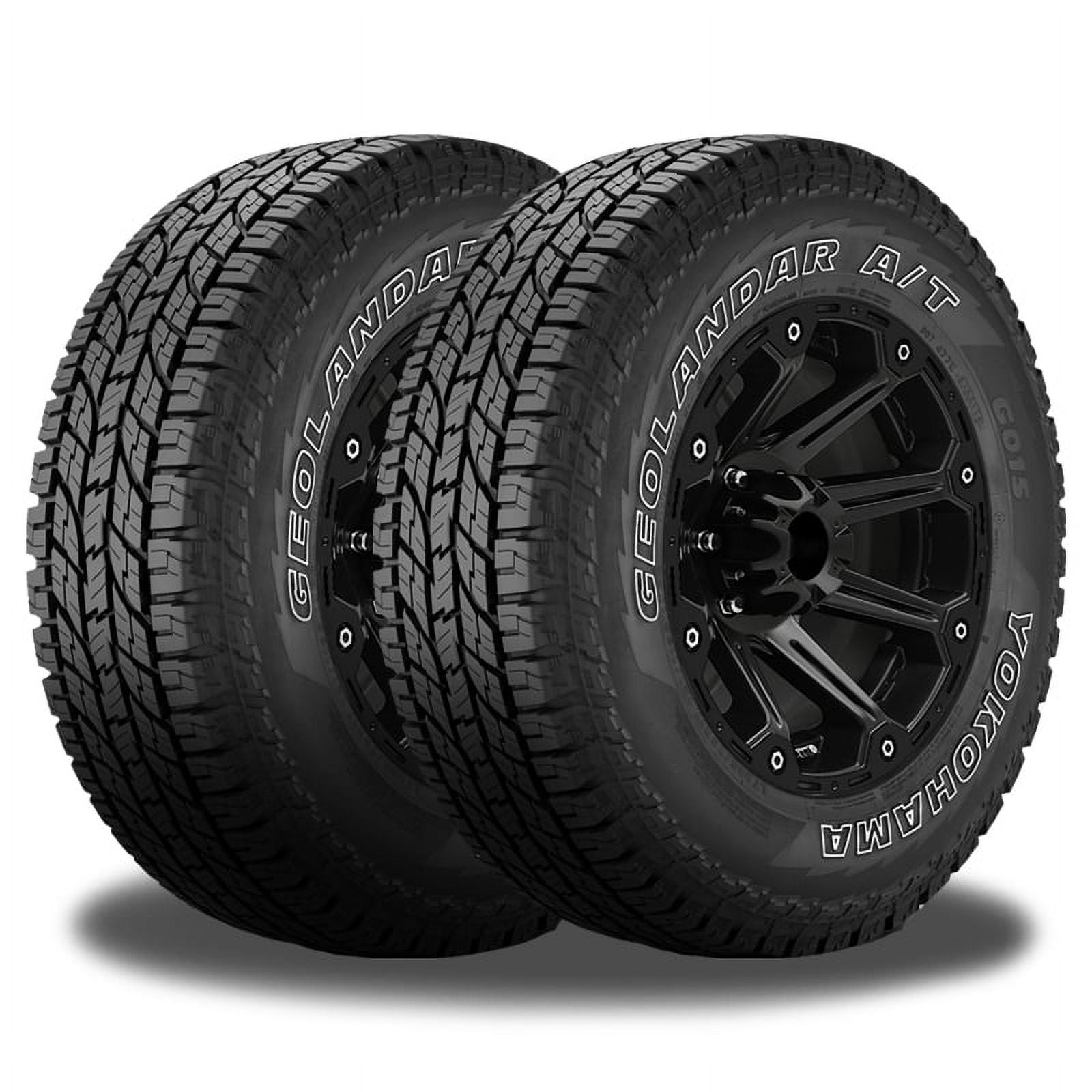 Pair of 2 Yokohama Geolandar A/T G015 OWL 315/70R17 121/118S Tires 110101643 / 315/70/17 ...