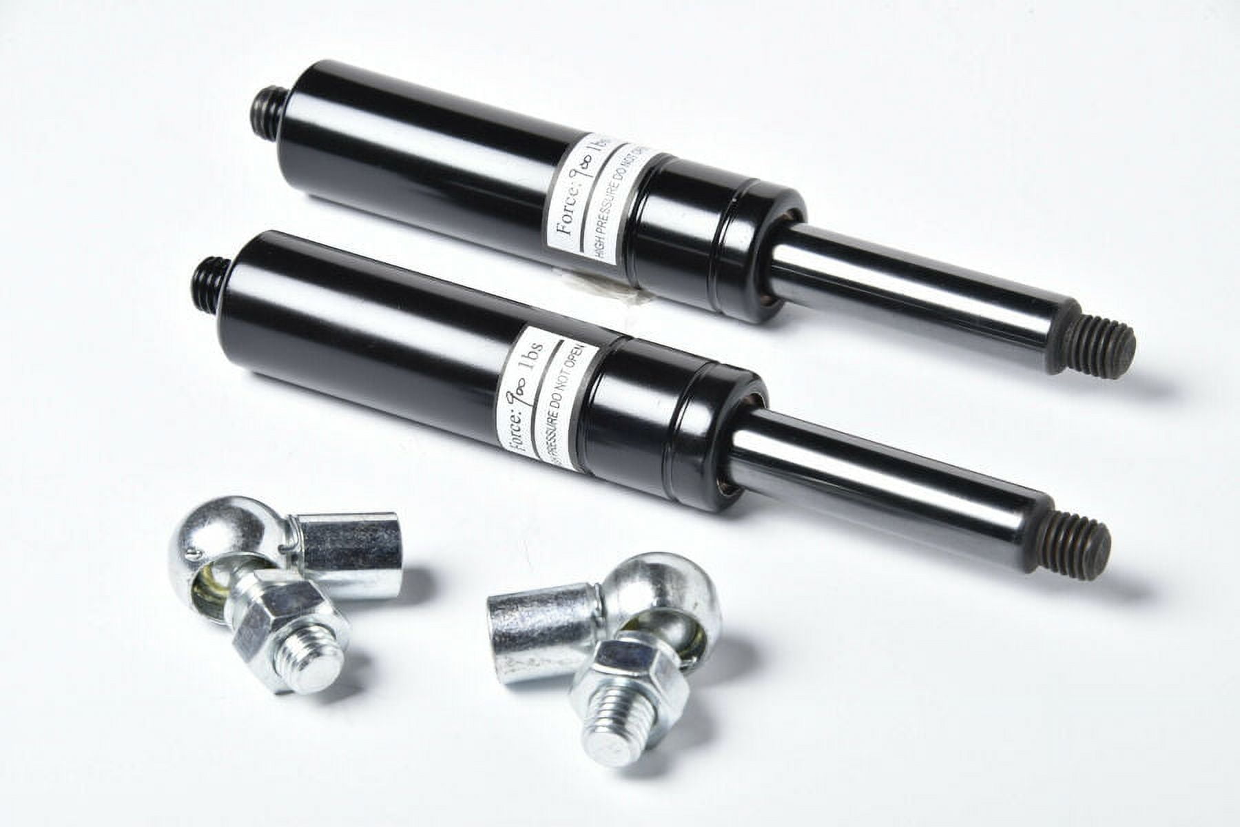 Pair (2 two) 900 lbs lambo door shocks for vertical hinge w ball joints ...