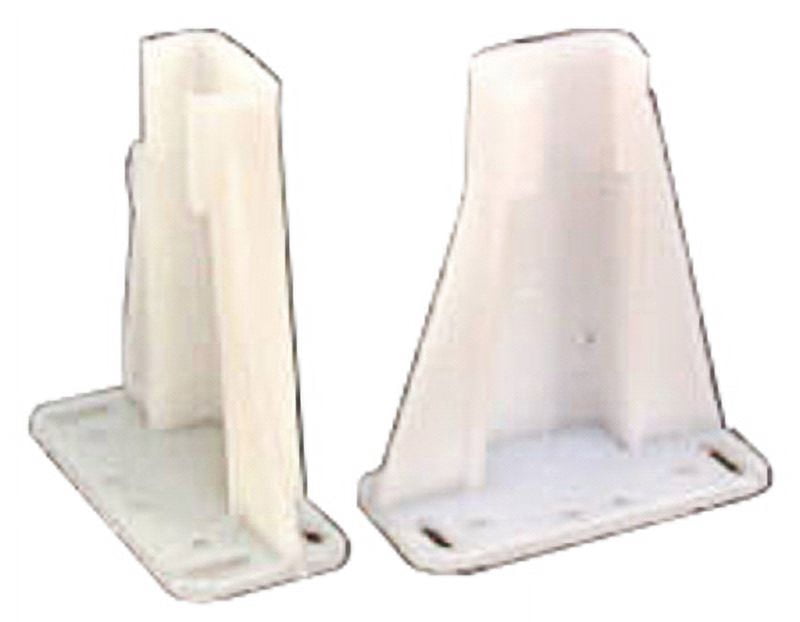 Pair 3/8" x 7/8" x1-1/4" Plastic Drawer Back Socket, Each - Walmart.com