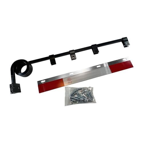 Pair 3 Coil Straight Down Bar Type Aluminum Fender Spring Mudflap ...