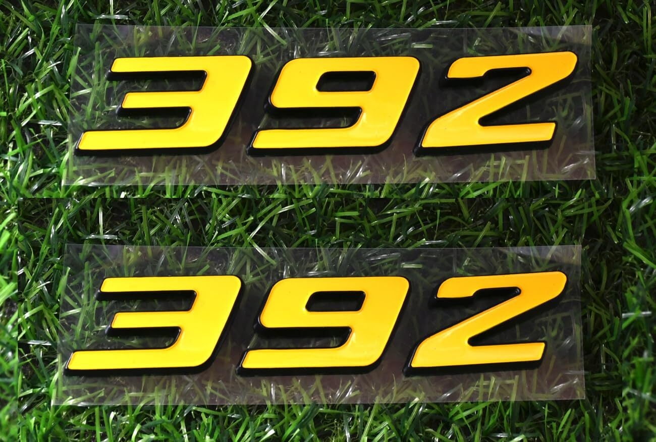 Pair 392 Emblem Side Rear Fender Badge Body Sticker Decal Logo ...
