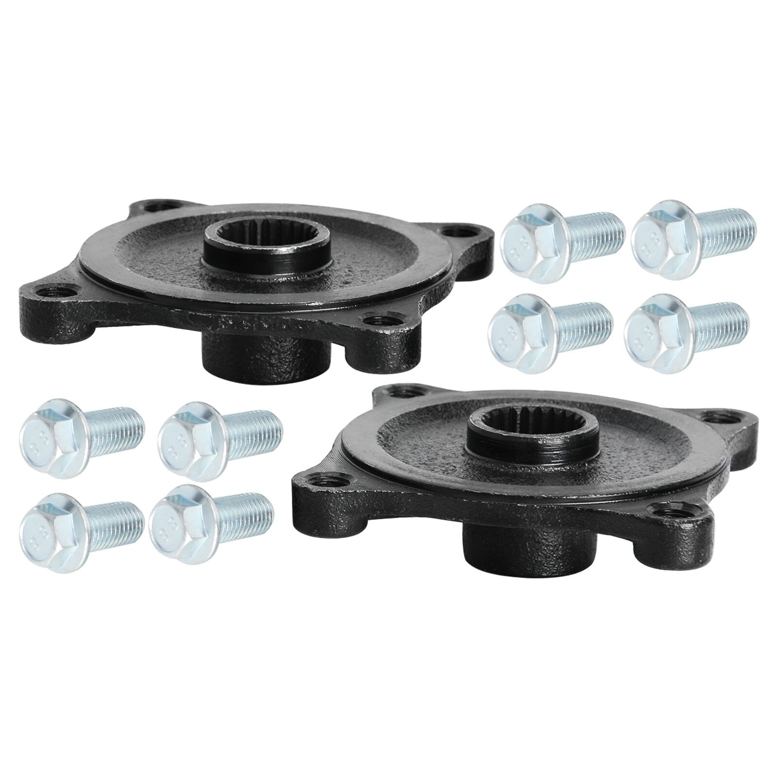 Pair 4 Stud Rear Wheel Hub Axle 110mm For ATV UTV Go kart Quad Buggy ...